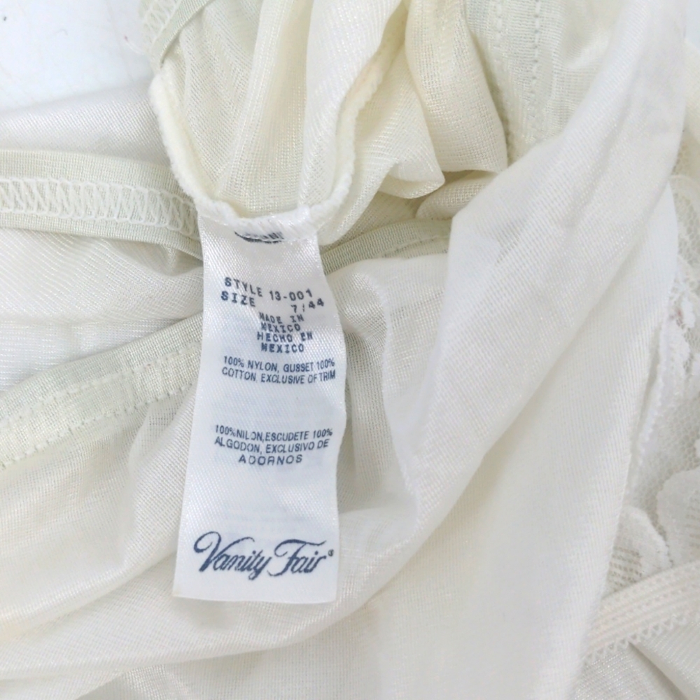 Vtg Vanity Fair White Semi Sheer Granny Panties Lace … - Gem